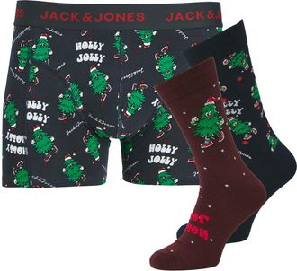 Jack & Jones Boxershorts und Socken JACJOLLY XMAS