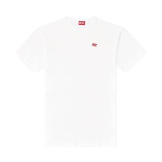 Diesel Wei&szlig;e T-Boxt-T6 T-Shirt mit Oval D Logo - - Tops - Herren - Wei&szlig; - XL