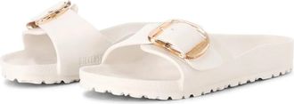 Birkenstock Low-Top Sneaker - Sandale Madrid Big Buckle - Gr. 36 (EU) - in Wei&szlig; - f&uuml;r Damen