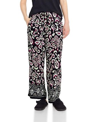 Cecil Damen 7/8 Hose mit Wide Legs