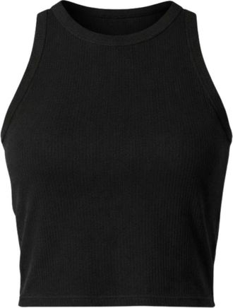 Max Mara Femme, Tops, Noir, Taille: 36 FR Cropped Crewneck Top