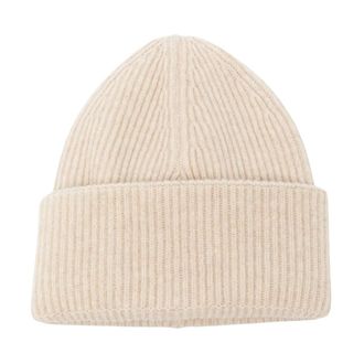 Amaranto Amar&aacute;nto - Bonnet c&ocirc;tel&eacute; &agrave; large revers - Homme - Accessoires - Beige - Taille: ONE Size