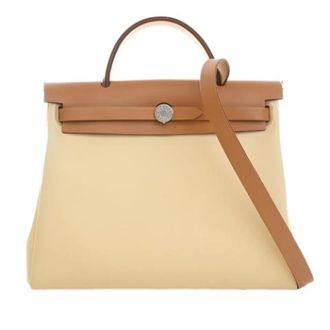 Herm&egrave;s unisex, Pre-owned, Jaune, Taille: ONE Size Pre-owned Herbag Zip 31