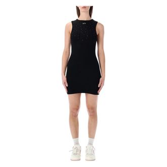 Off-white Rowing Mini Dress Swarosly - - Dresses - Damen - Schwarzk - S
