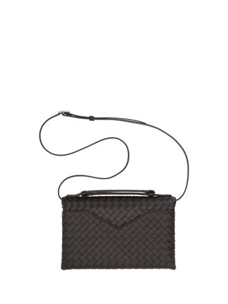 Bottega Veneta Womens Shoulder Bag Knot Lock Fondant-M Fondant-M-Brass Lambskin Leather Fondant-m/brass