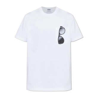 Moschino Herren, Oberteile, Wei&szlig;, LGr&ouml;&szlig;e