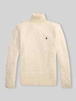 Polo Ralph Lauren Slim Fit Pullover aus Woll-Kaschmir-Mix