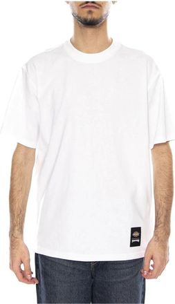 Dickies Homme, Tops, Blanc, Taille: 2XL Graphic Crew Neck T-Shirt