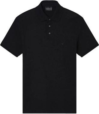 Emporio Armani Homme, Tops, Noir, Taille: S Polo Chemises