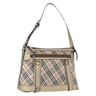 Burberry Sac &agrave; bandouli&egrave;re en toile Pre-owned - Femme - Pre-owned - Beige - Taille: ONE Size