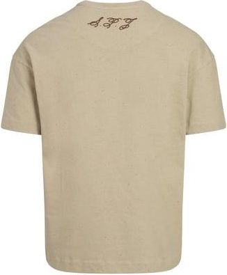 Jacquemus T-shirt &agrave; col rond en coton m&eacute;lang&eacute;
