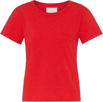 Maison Margiela Femme, Tops, Rouge, Taille: 36 FR T-shirt
