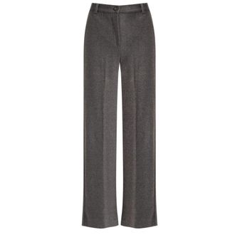 Max Mara Weite Hosen - - Trousers - Damen - Grau - M
