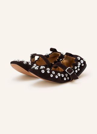 Steve Madden Mary-Jane-Ballerinas Sunrays Mit Nieten braun