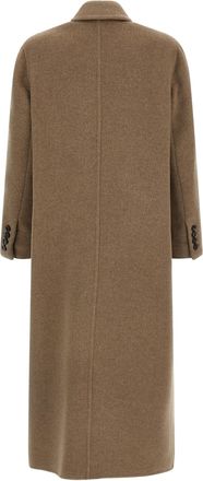 Max Mara Pure Cashmere Double-Breasted Coat - Camel