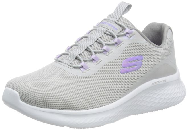 Skechers Damen Skech-lite Pro Glimmer MeSneaker, Schwarzes Netzgewebe ...