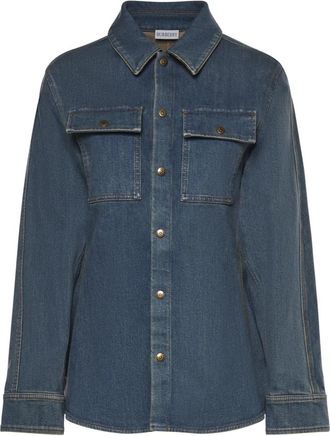 Burberry Femme, Blouses et Chemises, Bleu, Taille: 36 FR Dakota LS CHK PR