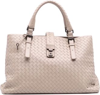 Bottega Veneta Shopper - Medium Nappa Intrecciato Roma Tote - Gr. unisize - in Braun - für Damen