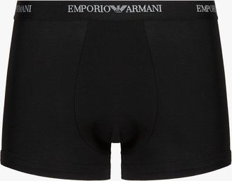 Emporio Armani Lot de trois boxers en coton m&eacute;lang&eacute;