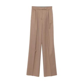 Max Mara Wide Hosen - - Trousers - Damen - Braun - S