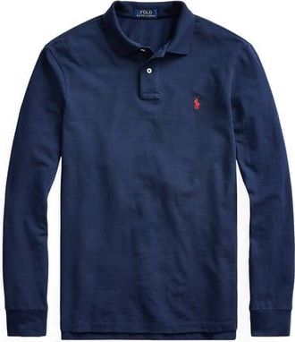 Polo Ralph Lauren Polo manches longues droit en piqu&eacute; de coton