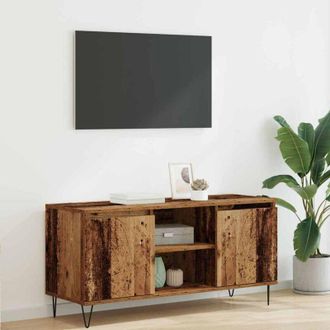 vidaXL vidaXL Meuble TV Bois Ancien 104 x 35 x 50 cm Bois ding&eacute;nierie