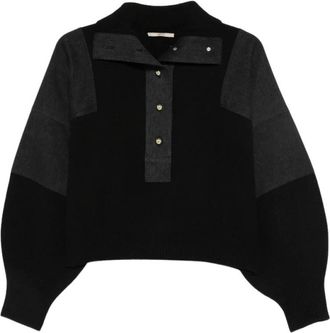 Sessun Wyssal Pullover - - Knitwear - Damen - Schwarzk - XS