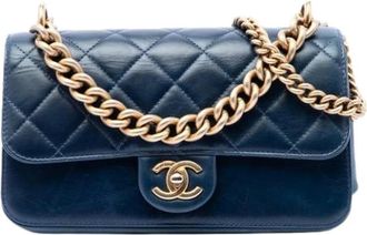 Chanel Pre-owned Sac seau matelass&eacute; - Femme - Pre-owned - Bleu - Taille: ONE Size