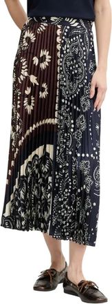 Weekend Femme, Jupes, Brun, Taille: 38 FR Pleated Midi Skirt