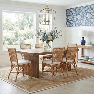 Safavieh Naturfaser Teppich f&uuml;r Wohnzimmer, Esszimmer, Schlafzimmer - Natural Fiber Collection, Kurzer Flor, Nat&uuml;rlich und braun, 244 X 305 cm