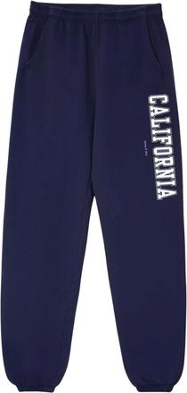 Sporty & Rich Femme, Pantalons, Bleu, Taille: 36 FR Pantalons