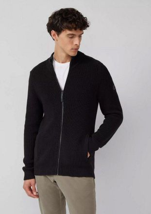 s.Oliver Strickjacke Basic (1-tlg) mit Eingrifftaschen und Rei&szlig;verschluss