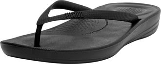 FitFlop Iqushion Ergonomic Flip-flops, Damen Dusch- & Badeschuhe, Schwarz (Black 090), 38 EU (5 UK)