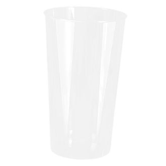 Pretyzoom Transparenter Robuster Blumenk&uuml;bel aus PE Zylindrischer Blumentopf Klein Tropfsicher f&uuml;r Blumenarrangements und Wohnraumdekoration