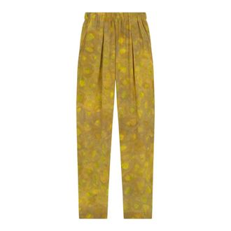 Cortana Seiden-Haremshose - - Trousers - Damen - Gelb - L