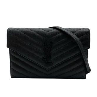 Saint Laurent Pre-owned Cassandre Schultertasche - - Pre-owned - Damen - Schwarzk - ONE SIZE