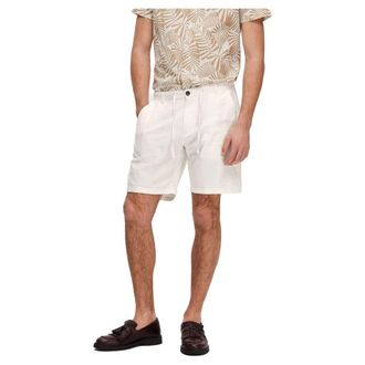 Selected Herren Slhregular-brody Linen Shorts Noos, Cloud Dancer, XXL