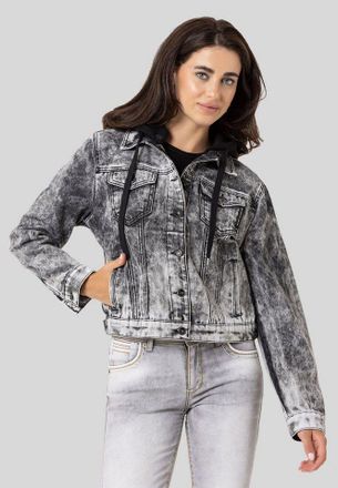 Cipo & Baxx Jeansjacke Jacken im washed Look