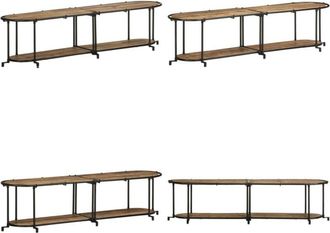 vidaXL TV-Regal 160x42x40 cm Raues Mangoholz - Vidaxl