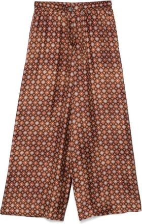 Pierre-Louis Mascia Femme, Pantalons, Multicolore, Taille: 42 FR Aloe Palazzo Pantalons