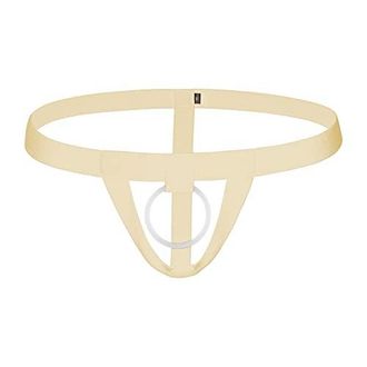 Generic String Tanga Hommes Doux Anneau en Silicone Hautement &Eacute;lastique pour Hommes avec Taille Basse Lift Type Ensemble de Culotte Ensemble Pantalon Anneau S