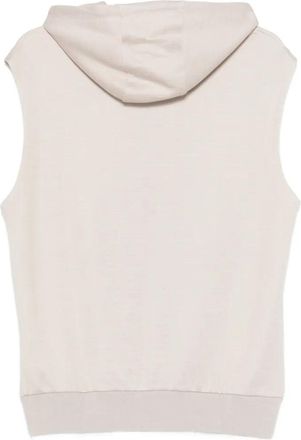 Eleventy Mens Hooded Zip-Up Vest Ss26 M