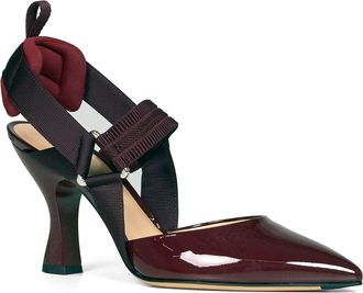 Fendi Slingback Pump - Burgundy