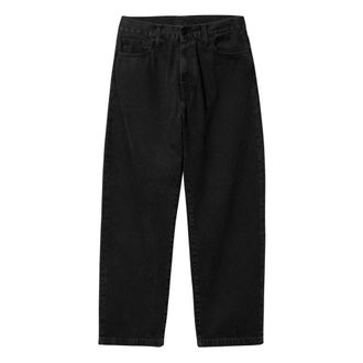 Carhartt Work in Progress Denim Landon Pant mit Abrasive Wash - - Trousers - Herren - Schwarzk - W31