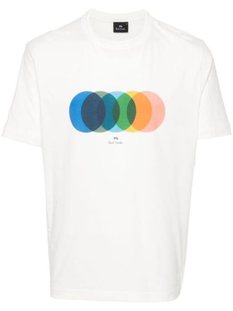 Paul Smith t-shirt à imprimé Circles - Blanc