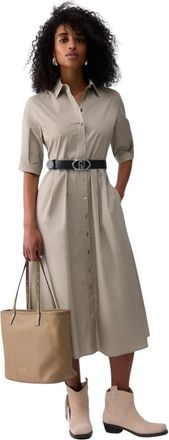 Liu Jo Femme, Robes, Beige, Taille: 42 FR Cinta ML Shirt Dress