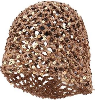 Generic Bonnet creux - Casquette extensible &agrave; paillettes pour femme, design &eacute;tincelant | Chapeau parfait pour les trajets quotidiens, les voyages, les rencont
