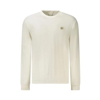 Calvin Klein Homme, Pulls, Blanc, Taille: XL Tricot ras du cou