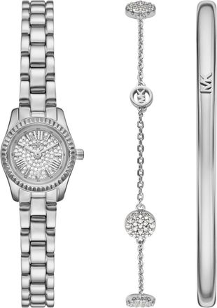 Michael Kors Uhr und Armband Set Michael Kors MK4948SET Silberfarben