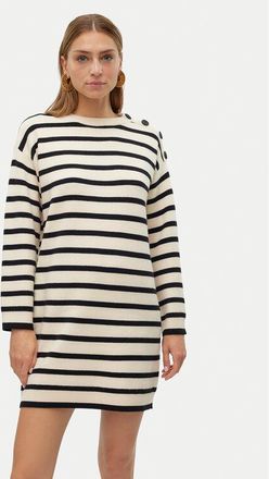 Vero Moda Strickkleid Saba 10309307 Beige Loose Fit